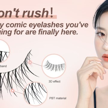 Oh, don't rush！ Those lazy comic eyelashes you've been longing for are ...