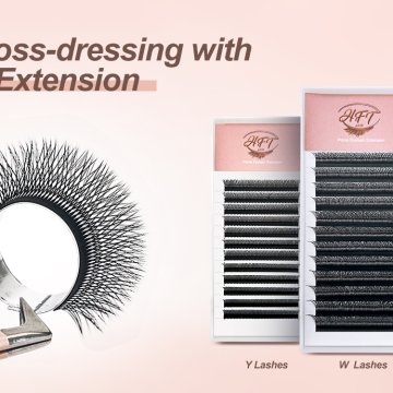 Lashes Extension|Y-shaped lashes|W-shaped eyelash