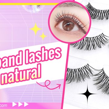 invisible band lashes|transparent band lashes|clear band lashes|lash ...